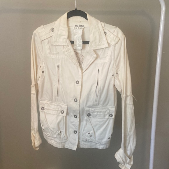 Da-Nang | Jackets & Coats | Danang Embroidered White Cotton Jacket ...